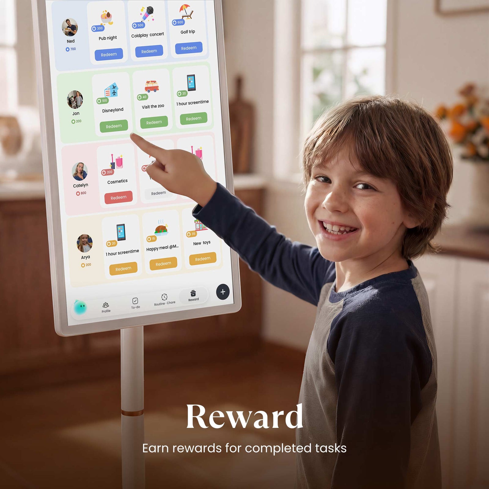 32" Portable Digital Calendar | Cozyla Calendar+ Go | 1080P & 4K ...